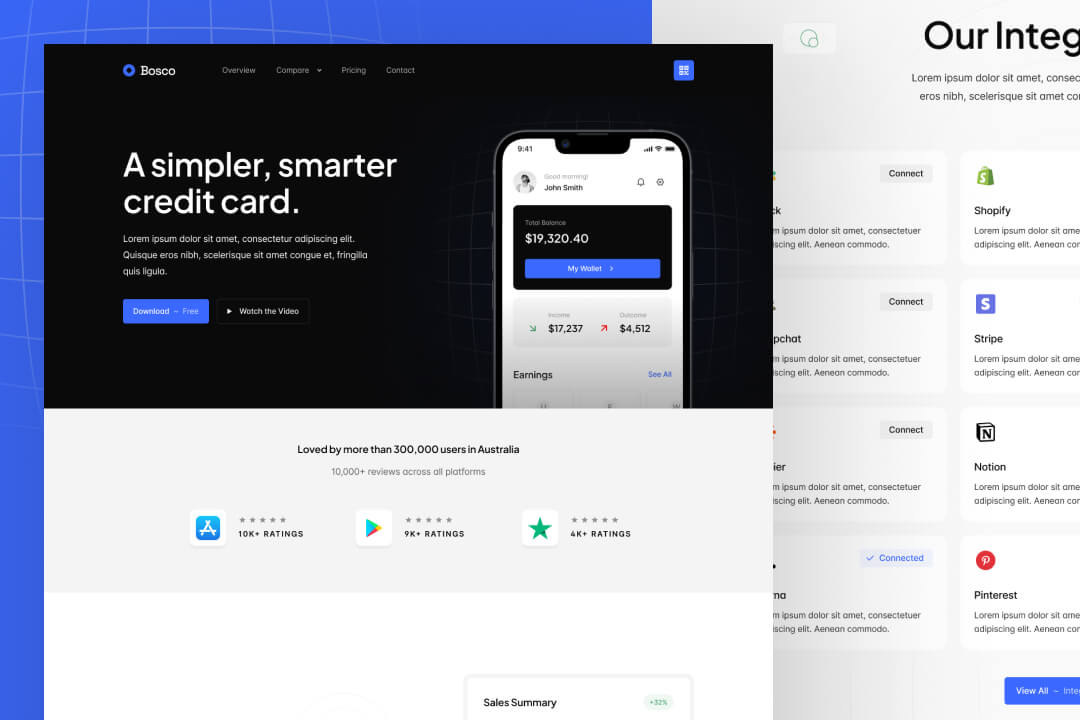 Free Webflow & Figma Cloneables | Flowbase